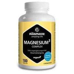 Vitamaze GmbH Magnesium 350 mg Komplex Citrat/Oxid/Carbon.vegan 180 St