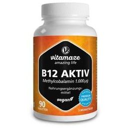 Vitamaze GmbH B12 Aktiv 1.000 μg vegan Tabletten 90 St