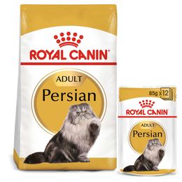 Royal Canin ADULT Persian Trockenfutter 10kg + Nassfutter 48x85g