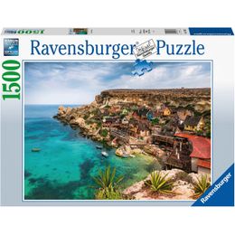 Ravensburger Puzzle Popey Village, Malta, 1500 Puzzleteile, Made in Germany; FSC®- schützt Wald - weltweit, bunt