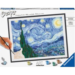 Ravensburger Malen nach Zahlen CreArt, ART Collection, Starry Night (Van Gogh), Made in Europe; FSC® - schützt Wald - weltweit, bunt