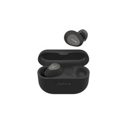 Jabra Elite 10 - Advanced Active Noise Cancellation wireless In-Ear-Kopfhörer (Active Noise Cancelling (ANC), Multi-Point-Verbindung, Transparenzmodus, A2DP Bluetooth, 6 eingebaute Mikrofone, Dolby Atmos Sound), grau|schwarz