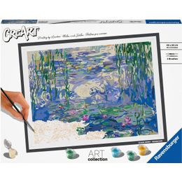 Ravensburger Malen nach Zahlen CreArt, ART Collection, Waterlilies (Monet), Made in Europe; FSC® - schützt Wald - weltweit, bunt