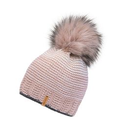 Chillouts Bommelmütze Klara Hat mit abnehmbarem Bommel, rosa