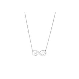 Vivance Kette mit Anhänger 925/- Sterling Silber rhodiniert Infinity, weiß