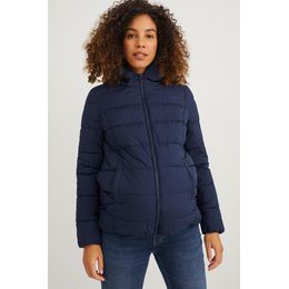 C&A Mama Umstands-Steppjacke mit Kapuze und Baby-Einsatz