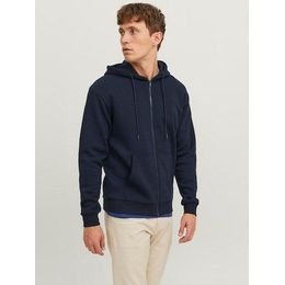 Jack & Jones Jack & Jones Kapuzensweatjacke JJEBRADLEY SWEAT ZIP HOOD NOOS, blau