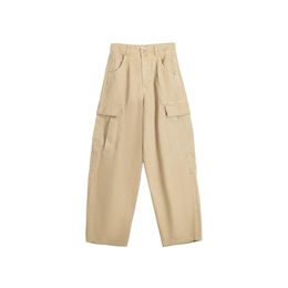 Bershka Cargo Jeans female Beige size 44