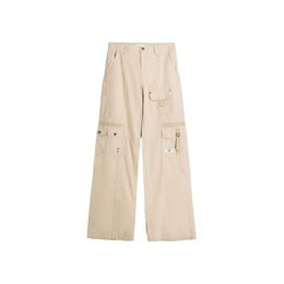 Bershka Cargo Pants female Beige size XL