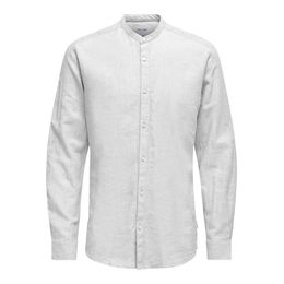 Only & Sons Only & Sons Button Up Shirt 'Caiden' male White size XXL