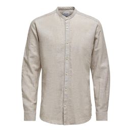 Only & Sons Only & Sons Button Up Shirt 'Caiden' male Beige size M