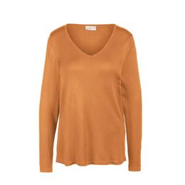 GOLDNER Pullover Damen Gr&ouml;&szlig;e L/XL safran