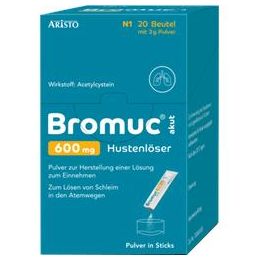 Aristo Bromuc akut 600 mg Hustenlöser Plv.z.H.e.L.z.Einn. 20 St