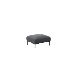 FLEXLUX Pouf Sava, Taschenferderkern-Sitz mit Kaltschaum, grau