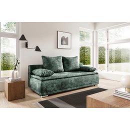 WERK2 Schlafsofa Biggi, 2-Sitzer Sofa & Schlafcouch, grün