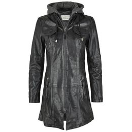7eleven Lederjacke 'SEBresco' Damen Größe L schwarz