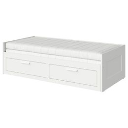 IKEA BRIMNES Tagesbett/2 Schubladen/2 Matratzen