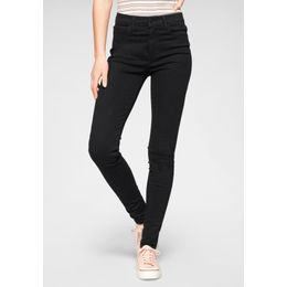 Levi's Skinny-fit-Jeans LEVI'S "720 High Rise" Gr. 27, Länge 32, schwarz (black gala x y) Damen Jeans Röhrenjeans