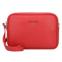 Patrizia Pepe Fly Umhängetasche Leder 24 cm infrarouge red