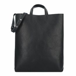 Harold'S Harold's Paperbag Shopper Tasche Leder 33 cm schwarz