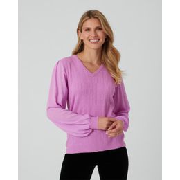 Pfeffinger Pullover mit Chiffon-Ärmeln