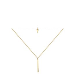 Elli Collier Choker Geo Dreieck Layer Minimal 925 Silber, goldfarben