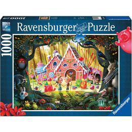 Ravensburger Puzzle Hänsel und Gretel, 1000 Puzzleteile, Made in Germany; FSC®- schützt Wald - weltweit, bunt