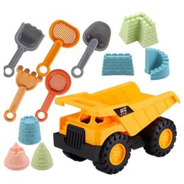 Masbekte Sandform-Set Sandkasten Spielzeug mit 11 Sandspielzeugen
