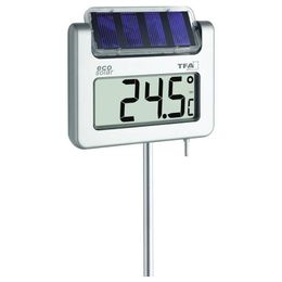 Tfa Dostmann Hygrometer Gartenthermometer mit Solar-Beleuchtung