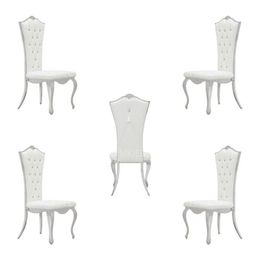 JVmoebel Stuhl Design Stuhl Luxus Lehnstuhl Polster Stühle 4x Sessel Wohn EssZimmer (4 St)