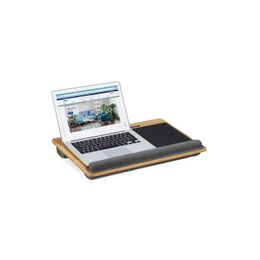 Relaxdays Laptop Tablett Laptopkissen mit Handgelenkauflage