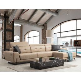 JVmoebel Ecksofa Luxus Wohnzimmer Sofa Couch L-Form Designer Möbel Modern