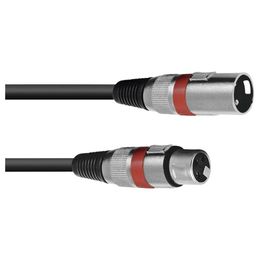 Omnitronic Omnitronic 3022050R XLR Verbindungskabel [1x XLR-Stecker 3 polig