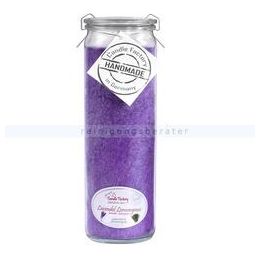 Candle Factory Big Jumbo Duftkerze Lavendel-Lemongrass mit einer Brenndauer von bis zu 100 Stunden