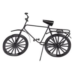 Hobbyfun Bastelperlen Metall Deko Fahrrad schwarz ca. 14x10cm