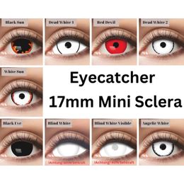 Eyecatcher Jahreslinsen Mini Sclera Kontaktlinsen 17mm verschiedene Farben
