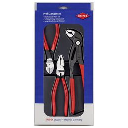 Knipex Zangenset Knipex 00 20 10 Werkstatt Zangen-Set 3teilig