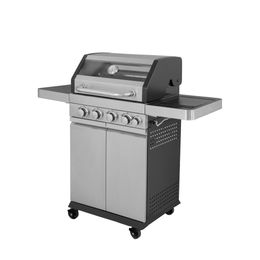 El Fuego Gasgrill 'SunsetBeach' silbern 122,7 x 114 x 58 cm