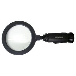 Kunzer Handlupe Kunzer 7LL01 Handlupe mit LED-Beleuchtung Linsengröße: 90 mm Sch