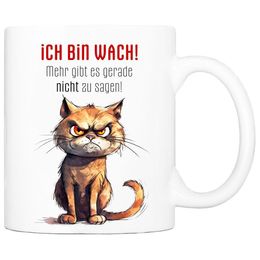 Cadouri Tasse ICH BIN WACH Bürotasse