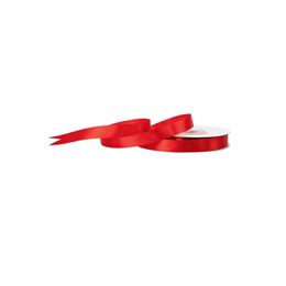 Creativery Satinband, Satinband 12mm x 25m Rolle Rot