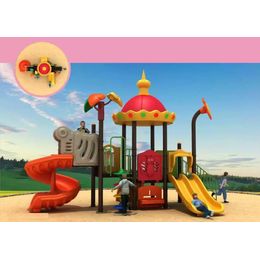 JVmoebel Spielturm mit Rutsche Spielplätze Garten Kinderbereich Kletterturm