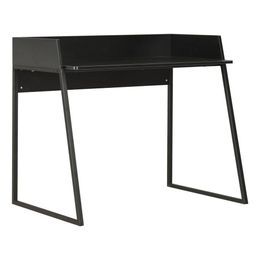 furnicato Schreibtisch Schwarz 90x60x88 cm