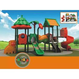 JVmoebel Spielturm mit Rutsche Outdoor Spielhaus Kinder Spielplatz Rutschen