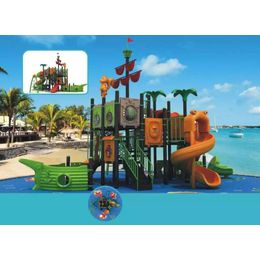 JVmoebel Spielturm Schiff Turm Outdoor Spielturm mit Rutsche für Kinder Spielplätze
