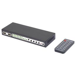 SpeaKa Professional SpeaKa Professional 6 Port HDMI-Matrix-Switch mit Picture in Picture- Netzwerk-Adapter