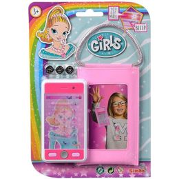 Simba Spielwelt Spielzeug Accessoires Girls Smartphone mit Tasche 105562049