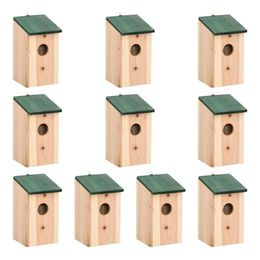 DOTMALL Vogelhaus Holz-Vogelhäusern 10 Stk.für Vögel