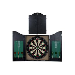 XQMAX Dartscheibe Dartschrank XQMAX schwarz