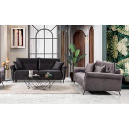 JVmoebel 3-Sitzer Set Wohnzimmer 2x Sofa Couch Dreisitzer Modern Möbel